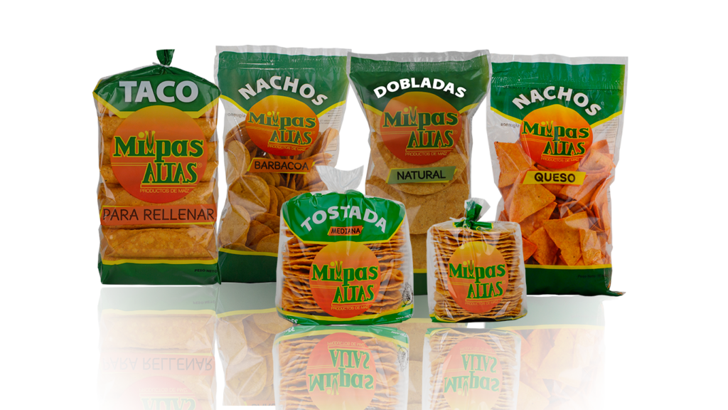 - Milpas Altas - Productos 100% de harina de maíz